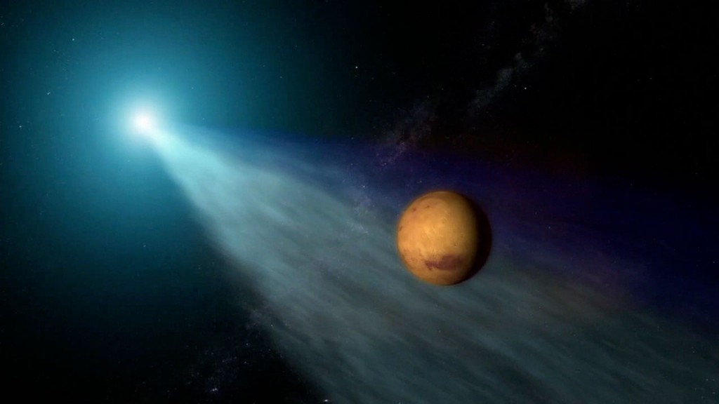 Mars versus the comet – Astronomy Now