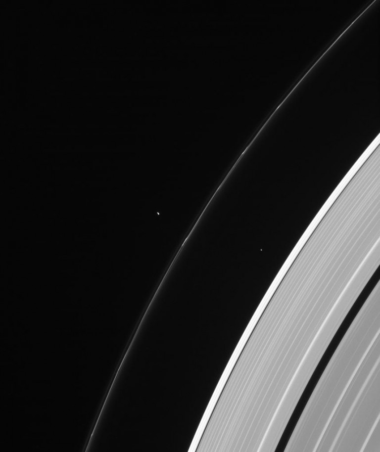 Saturn’s mini moons Pandora and Atlas dwarfed by rings – Astronomy Now