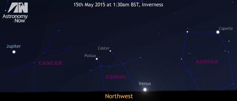 Venus’ late night show in May – Astronomy Now