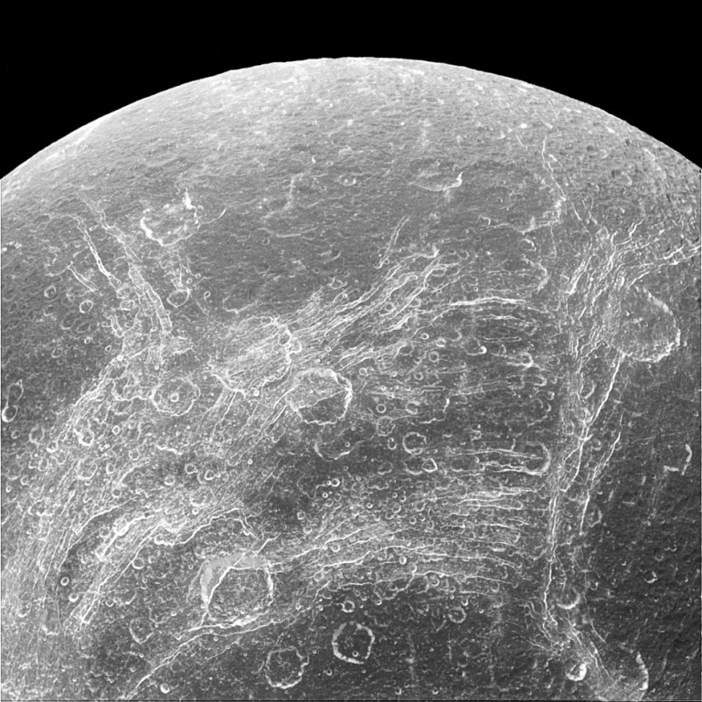 Chasms on Dione – Astronomy Now
