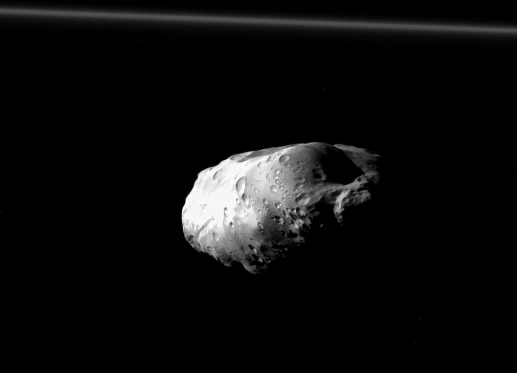 Saturn’s moon Prometheus seen up close – Astronomy Now