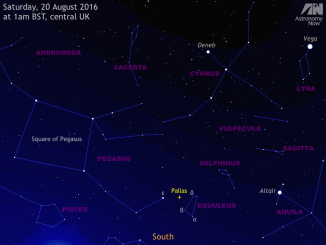 See asteroid 2 Pallas at its best during August 2016 – Astronomy Now