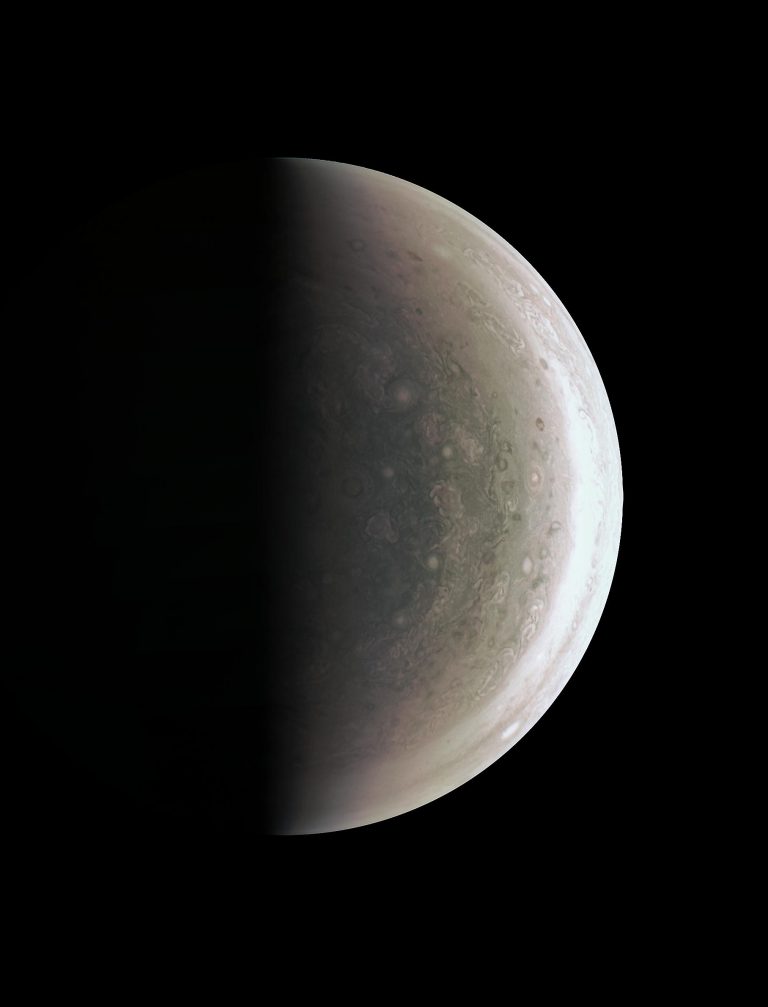 Juno’s first close ups of Jupiter’s poles – Astronomy Now