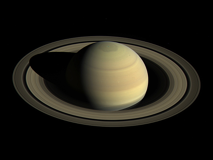 Saturn-lit moon – Astronomy Now