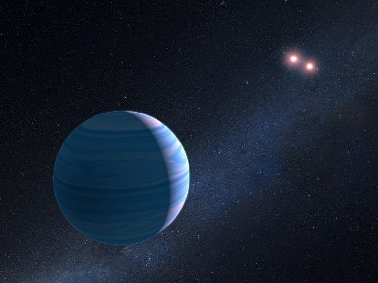 Hubble helps find light-bending world orbiting two stars – Astronomy Now