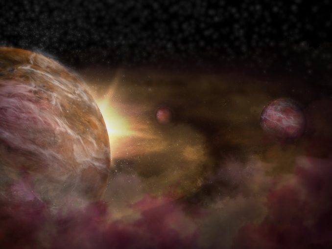 Triple star system features mis-aligned planet-forming dust rings ...