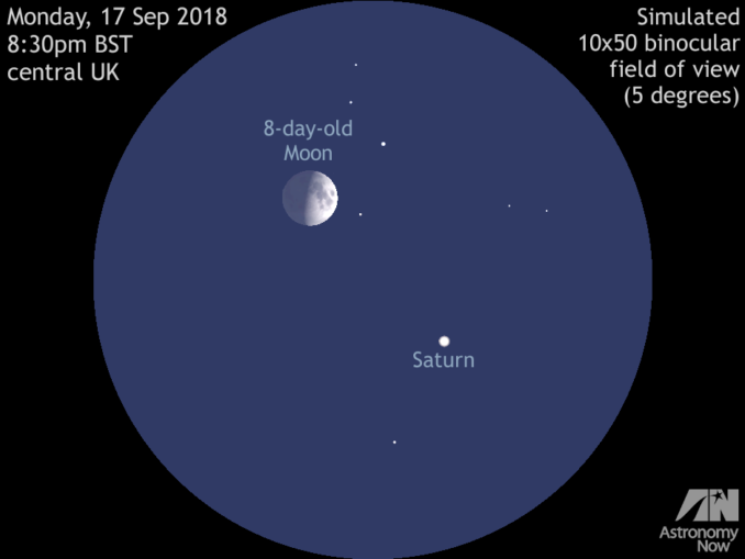 Saturn-lit moon – Astronomy Now