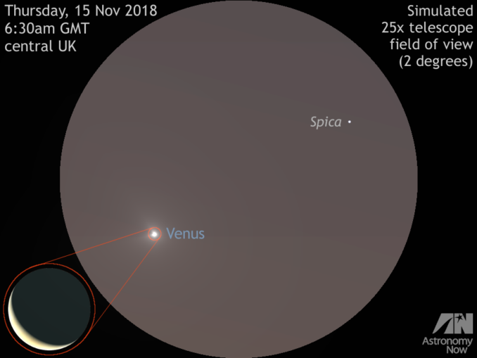 Venus’ late night show in May – Astronomy Now