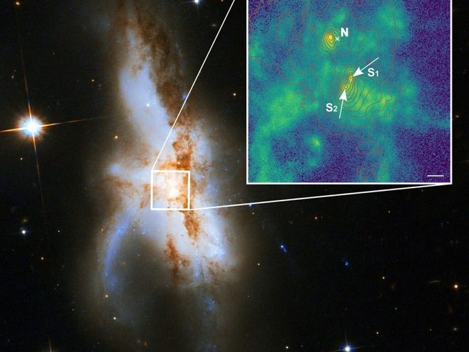 Hubble revisits tangled galaxy NGC 6240 – Astronomy Now