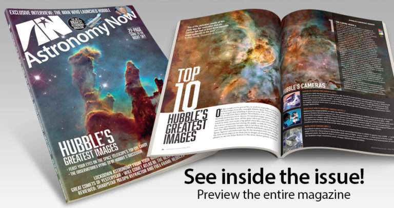 Patrick Moore reports on the launch of the Hubble Space Telescope ...